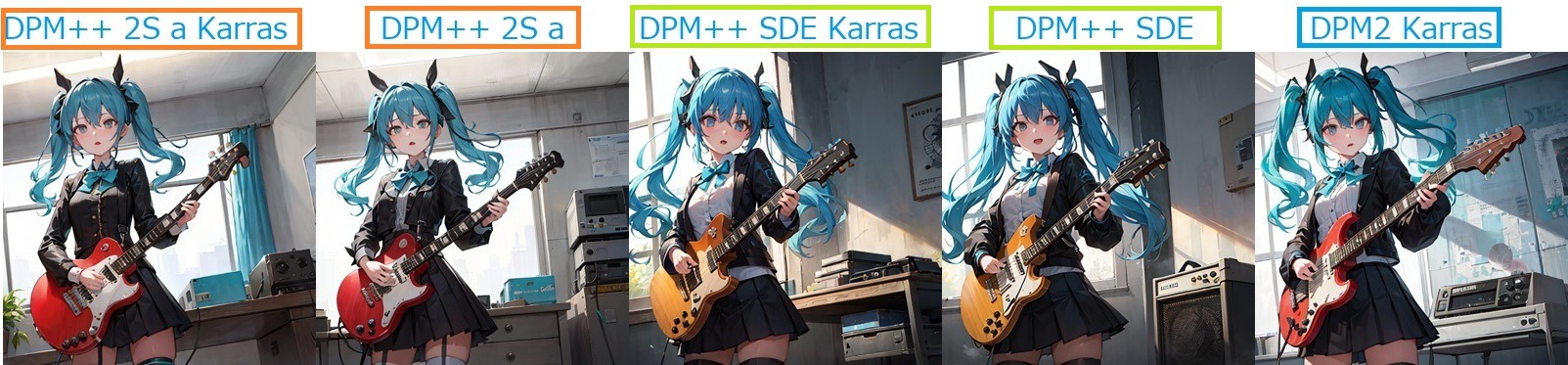 Stable Diffusion Samplerの選択方法まとめ（サンプラー） | GANS TECH LAB