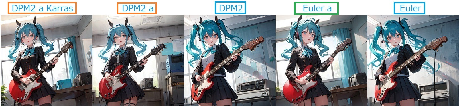 Stable Diffusion Samplerの選択方法まとめ（サンプラー） | GANS TECH LAB